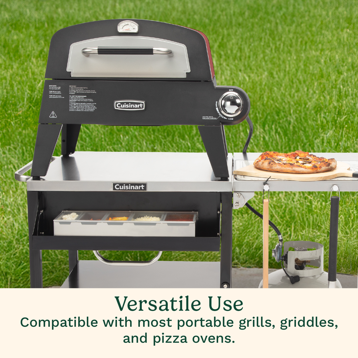 Prep 'n Cook Outdoor Table & Grill Stand | Cuisinart Covers and Stands