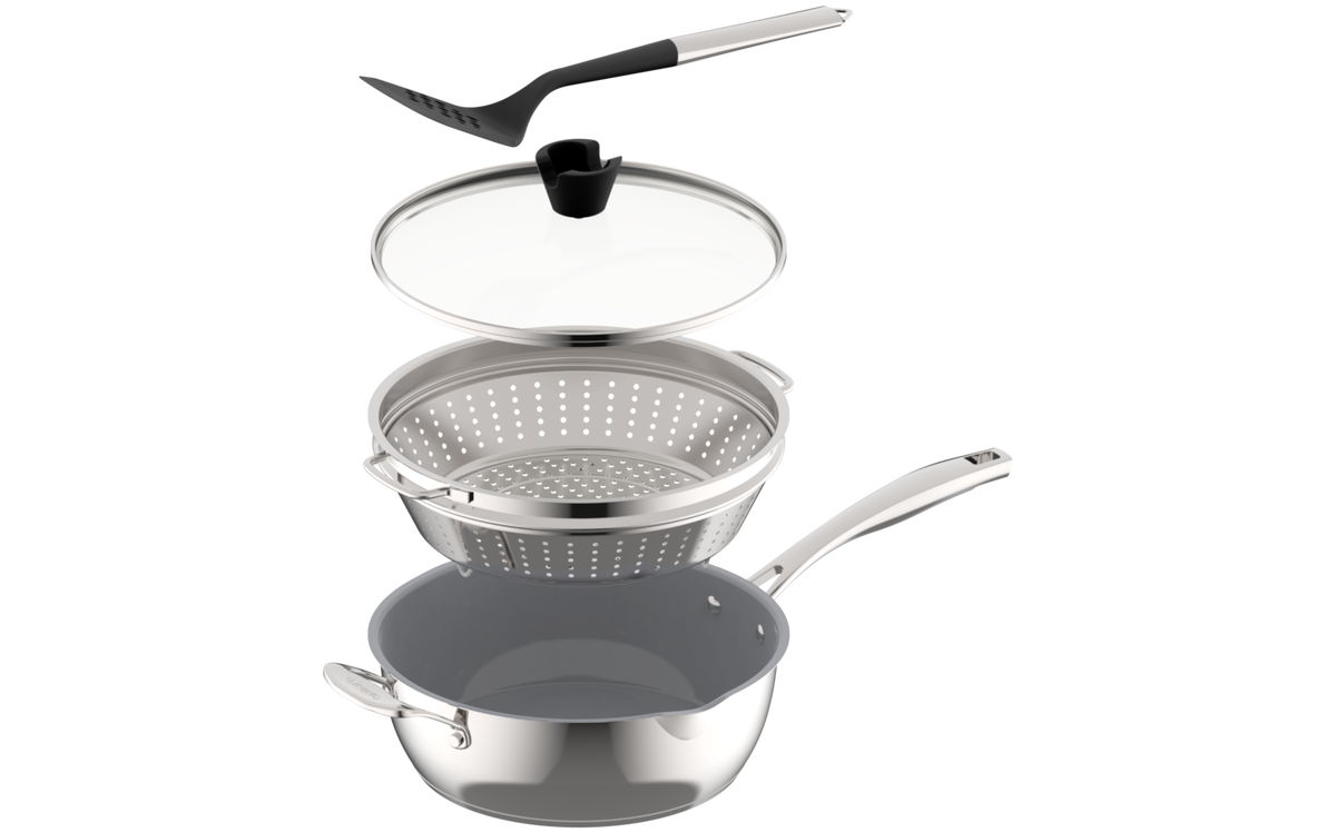 Preferred Pan 4-Pc Set Stainless Steel - Cuisinart