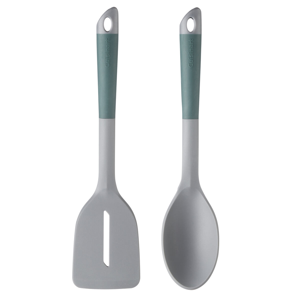 FlexTouch 2pc Tool Set: Slotted Turner & Solid Spoon - Cuisinart