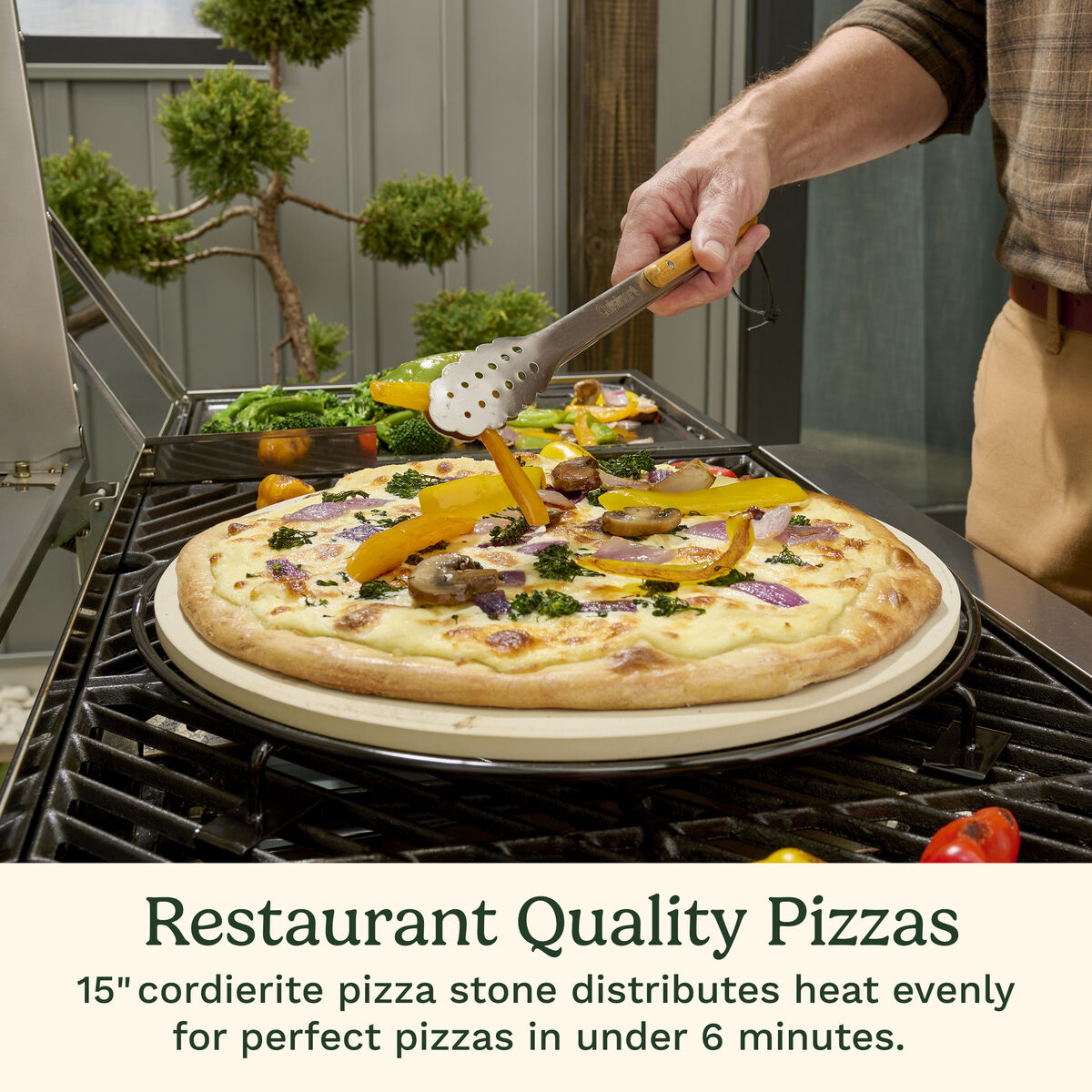 Cuisinart Propel+ Four Burner 3-in-1 Gas Grill (Grill, Griddle, Pizza ...