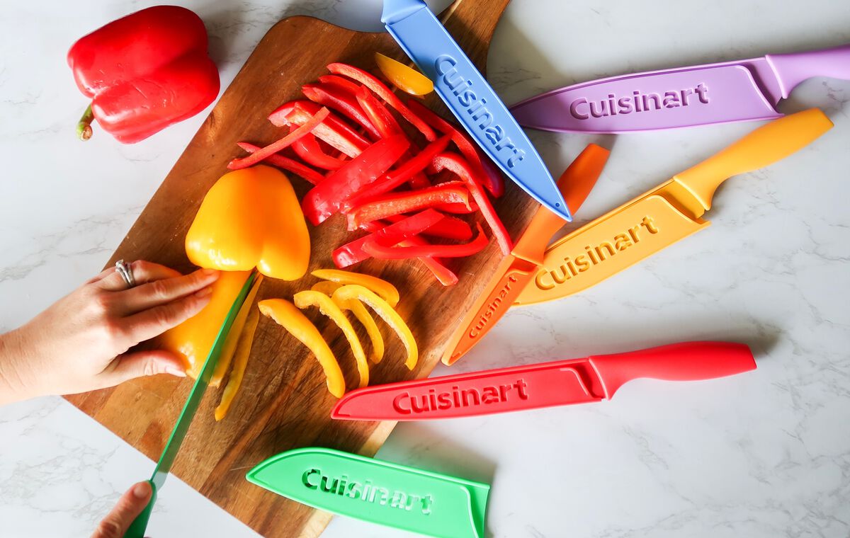 12 Piece Nonstick Color Knife Set with Blade Guards - Cuisinart