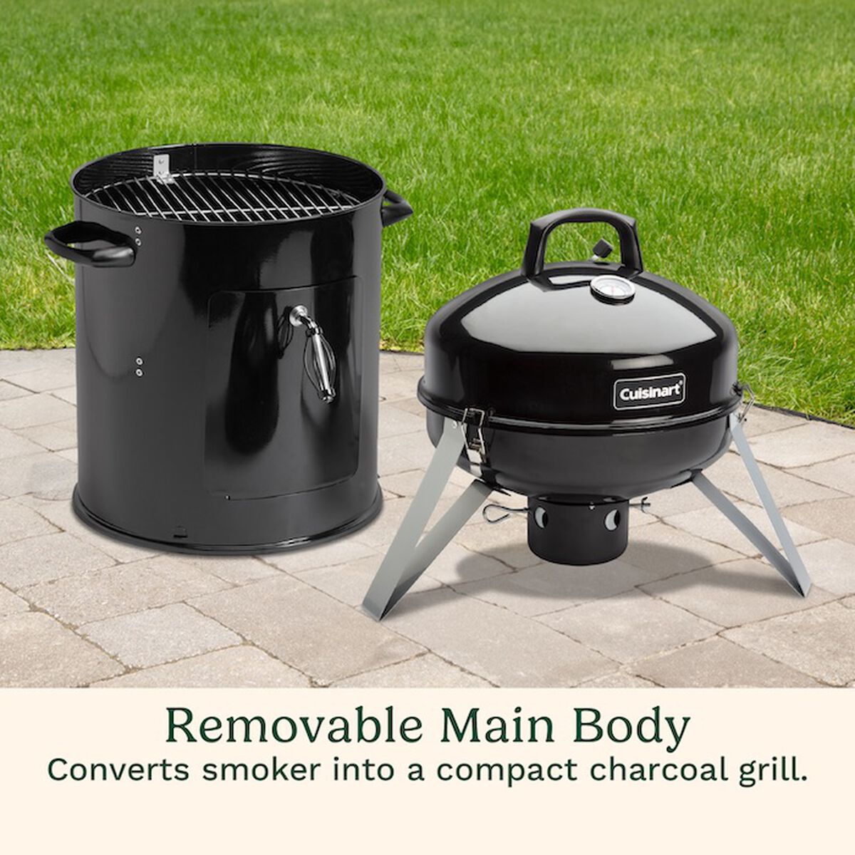 16" Vertical Charcoal Smoker | Cuisinart Smokers & Pellet Grills