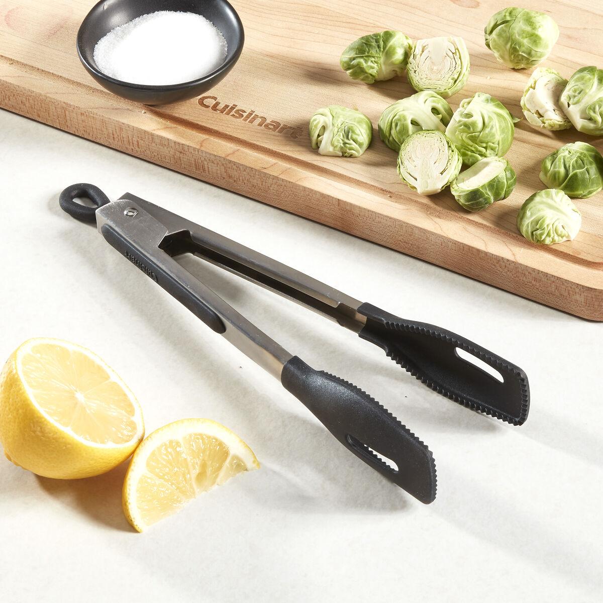 9" Squared Head Silicone Tongs - Cuisinart