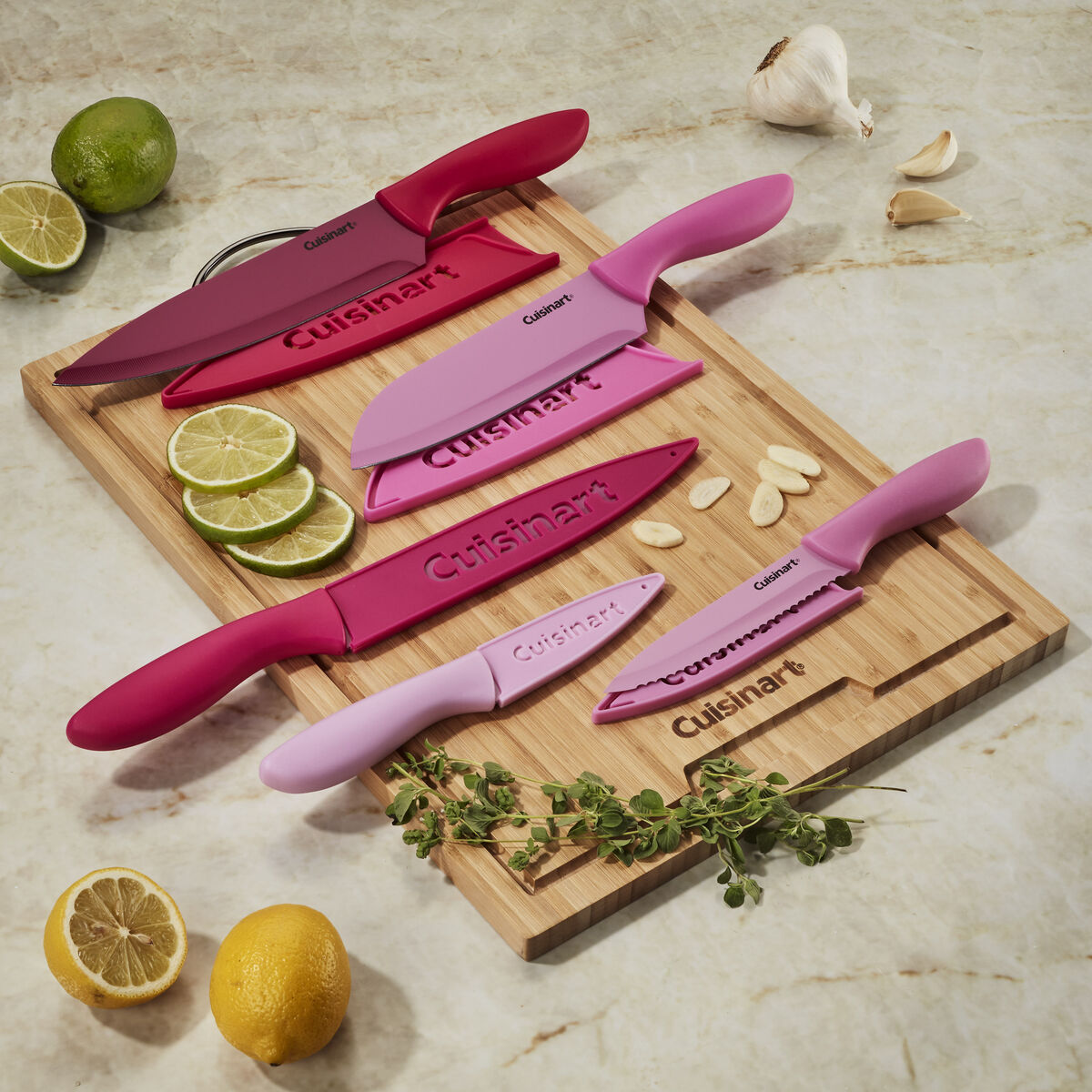 Advantage 10pc Ceramic Coated Knife Set - Cuisinart