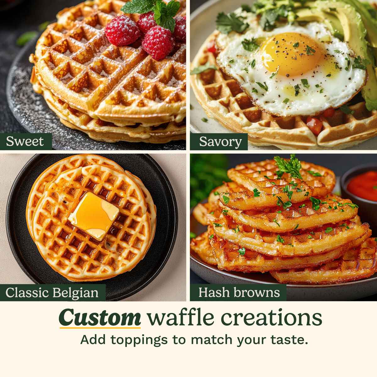 4 Slice Belgian Waffle Maker - Round - Cuisinart