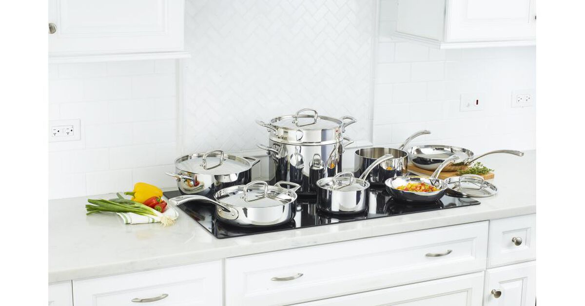 French Classic Tri-Ply Stainless Cookware 13 Piece Set - Cuisinart