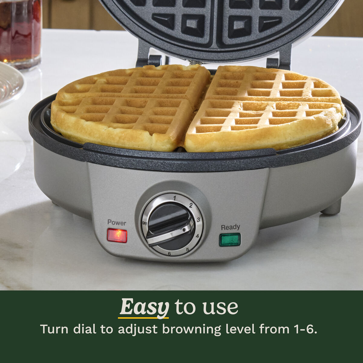 4 Slice Belgian Waffle Maker - Round - Cuisinart