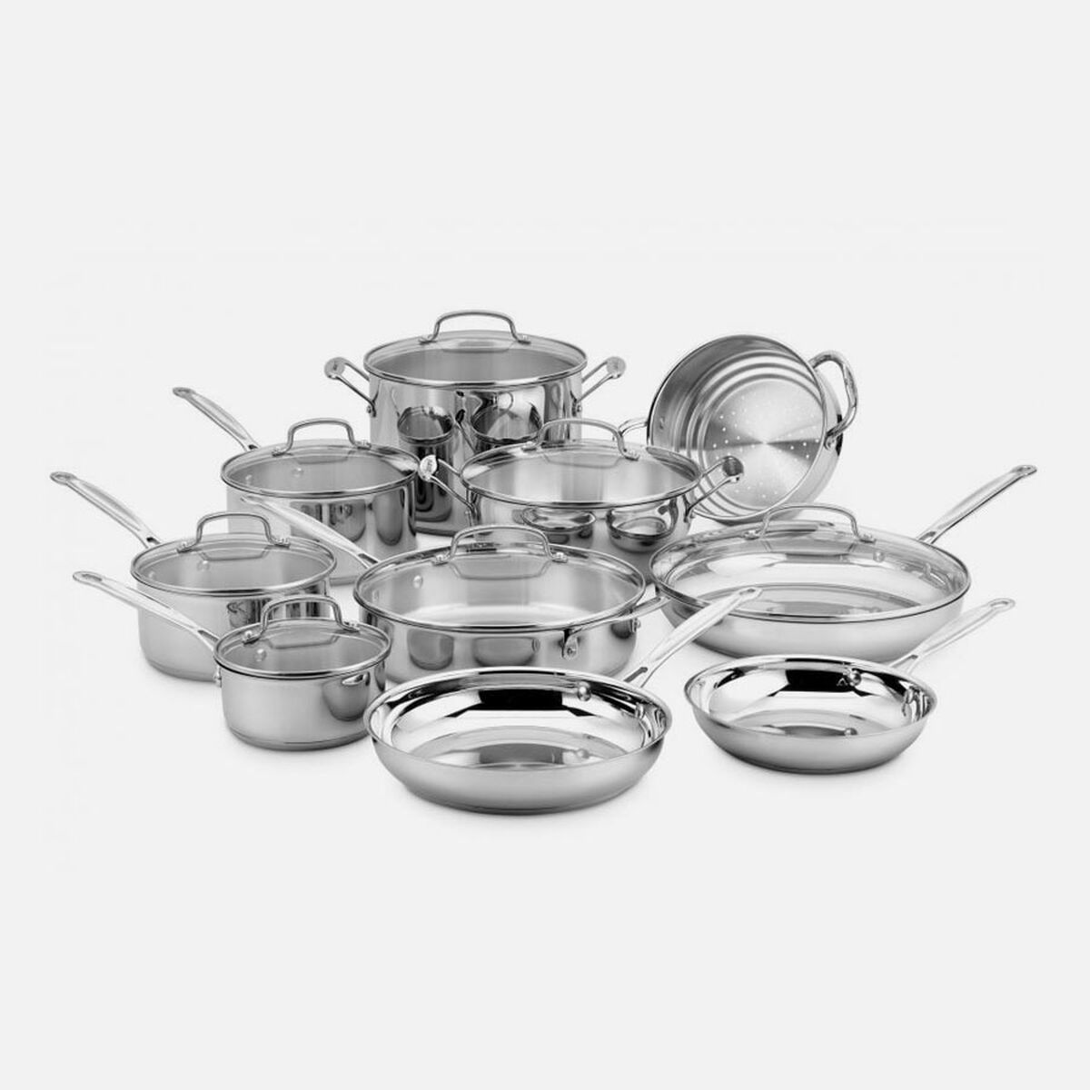 17-Pc Chef's Classic Stainless Cookware Set | $95 Off! - Cuisinart