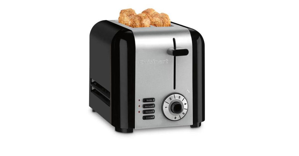 Discontinued 2 Slice Compact Stainless Toaster - Cuisinart