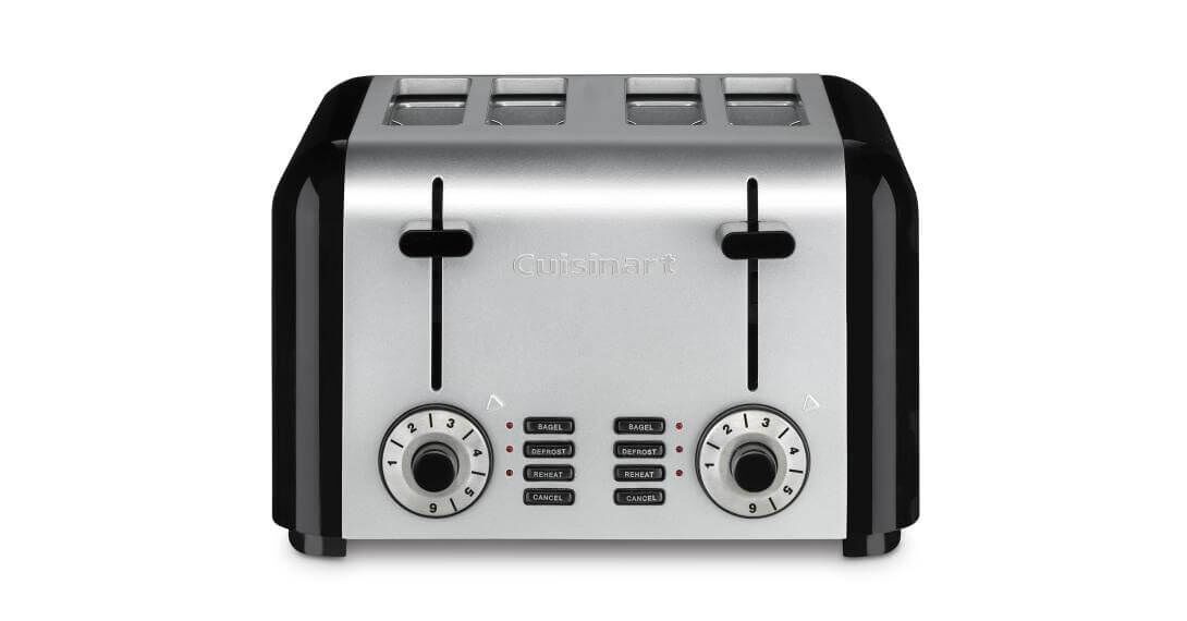 Discontinued 4 Slice Compact Stainless Toaster - Cuisinart