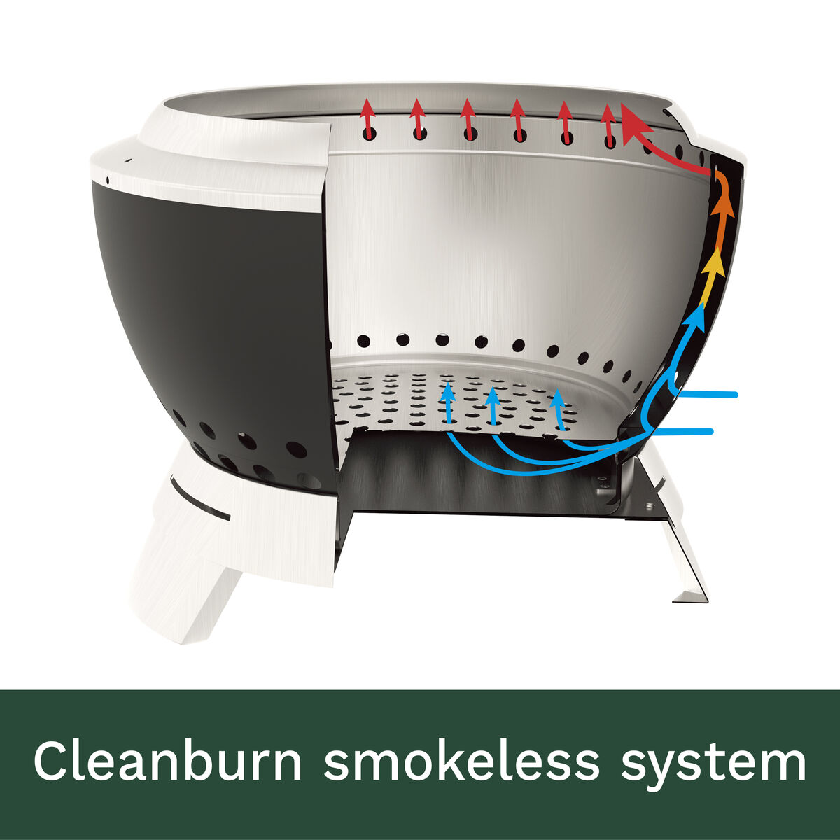 19.5” Cleanburn Smokeless Fire Pit - Cuisinart