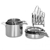 SmartNest Stainless Steel Cookware Set, 11-Piece - Cuisinart