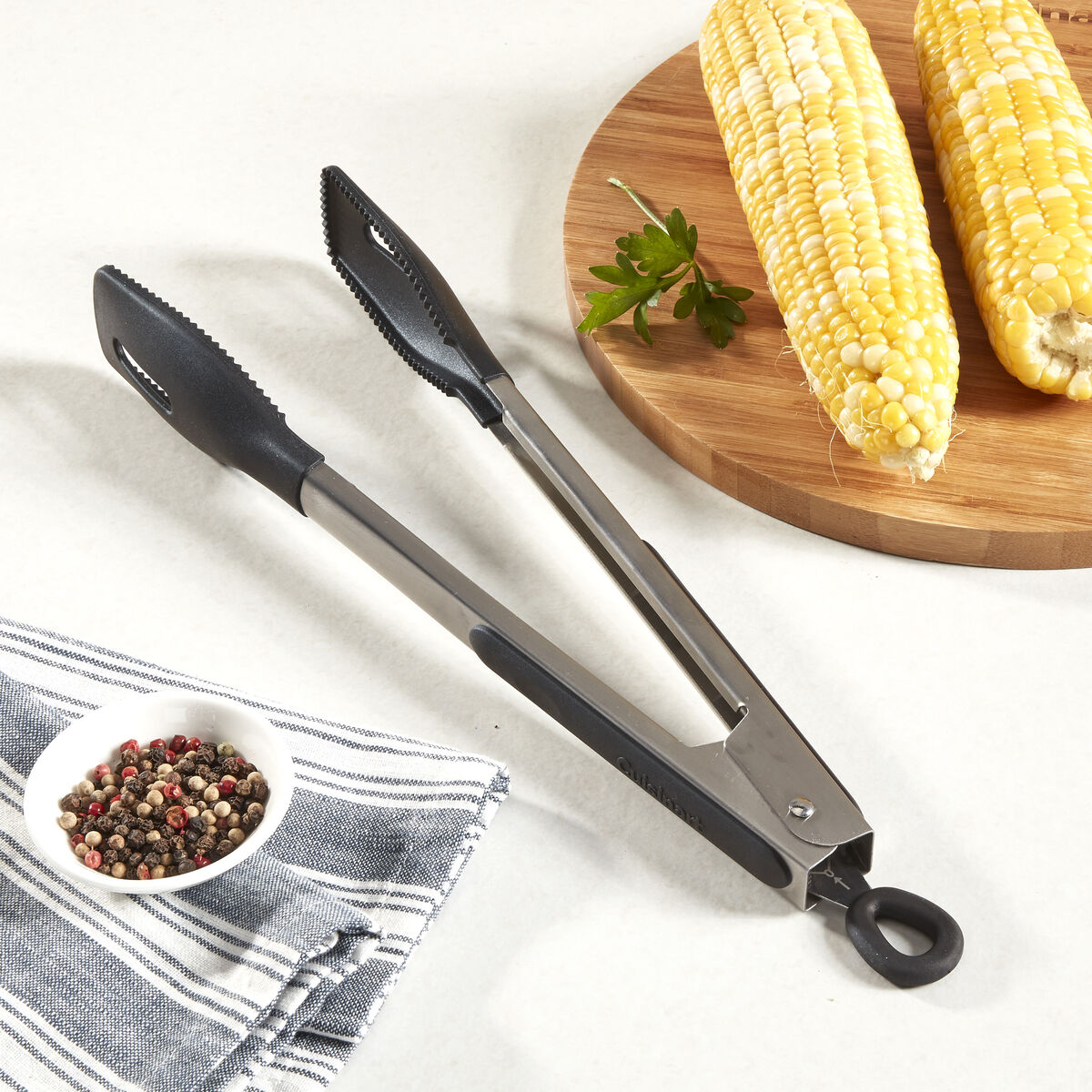 12" Squared Head Silicone Tongs - Cuisinart