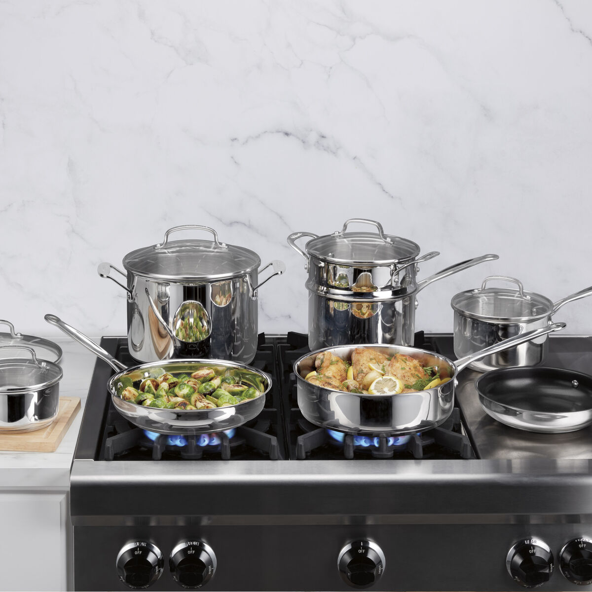 Discontinued Chef's Classic™ Stainless Cookware 13-Piece Set - Cuisinart