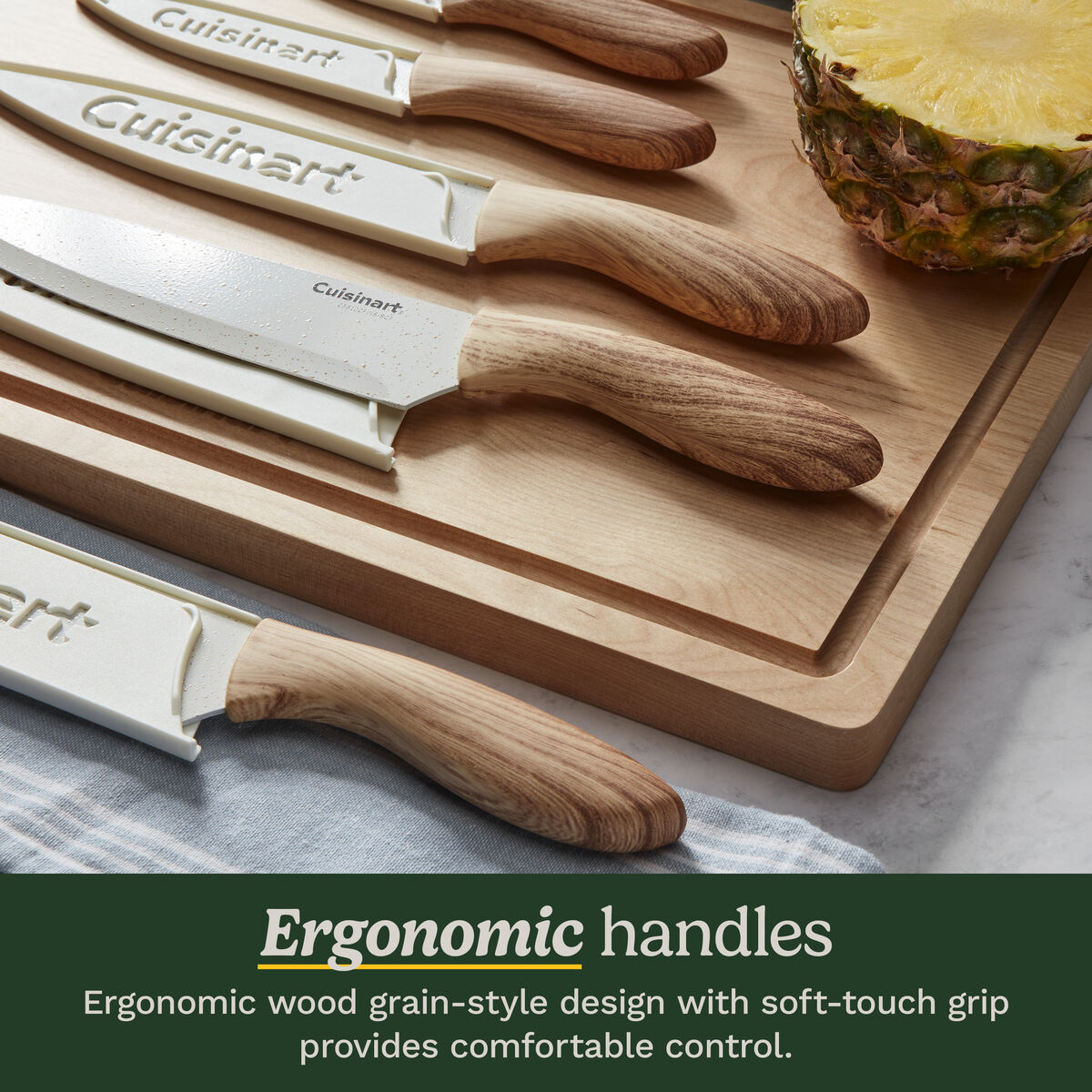 Advantage® Ceramic-Coated Cutlery 10-Piece Knife Set - Cuisinart