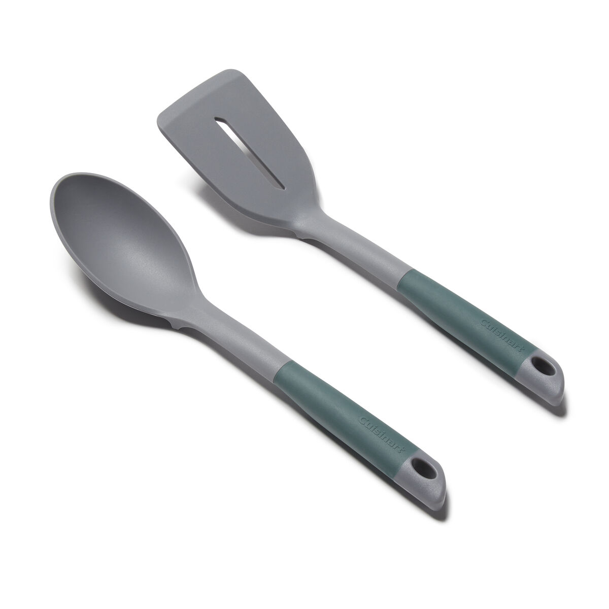 FlexTouch 2pc Tool Set: Slotted Turner & Solid Spoon - Cuisinart
