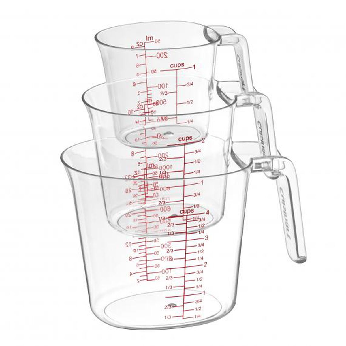 3 Piece Nesting Liquid Measuring Cup Set - Cuisinart
