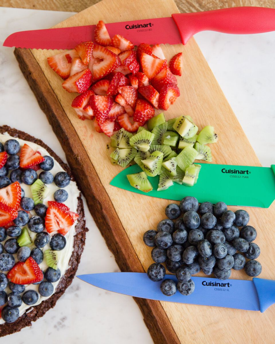 12 Piece Nonstick Color Knife Set with Blade Guards - Cuisinart