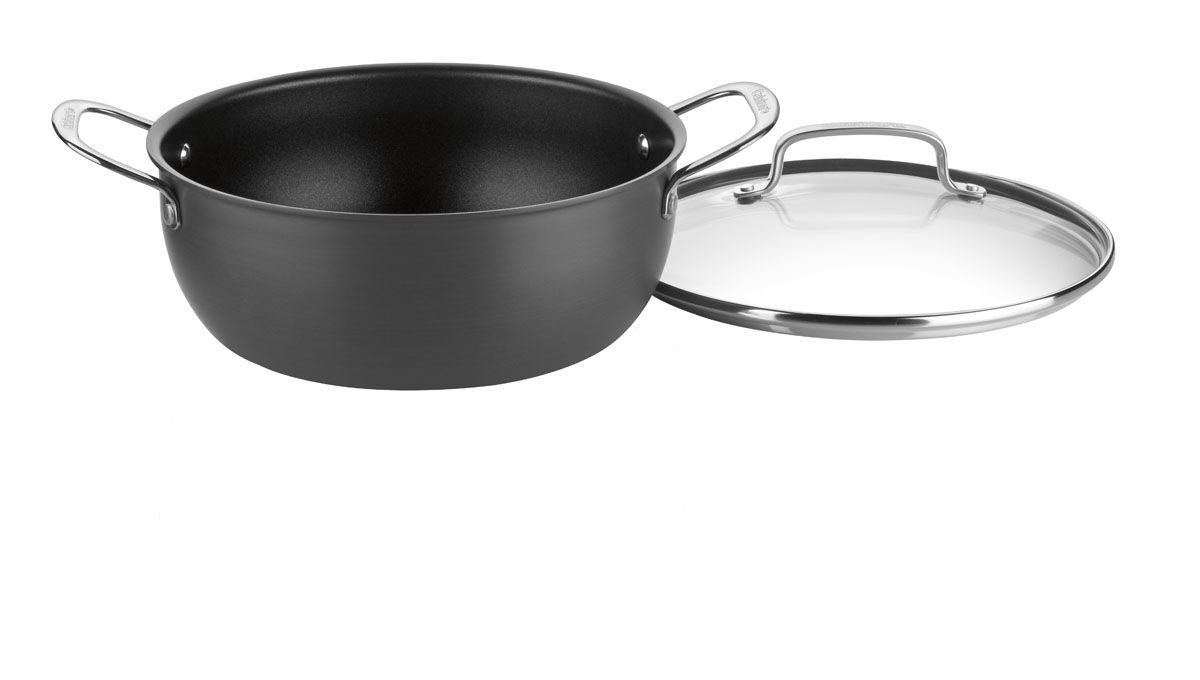Chef's Classic™ Nonstick Hard Anodized 5 Quart Chili Pot with Cover ...