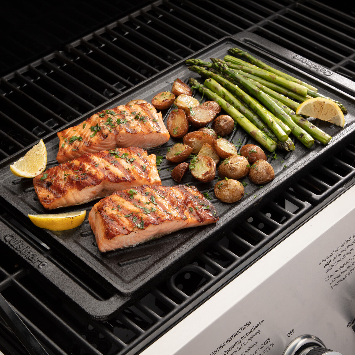 Reversible Cast Iron Grill/Griddle Plate - Cuisinart