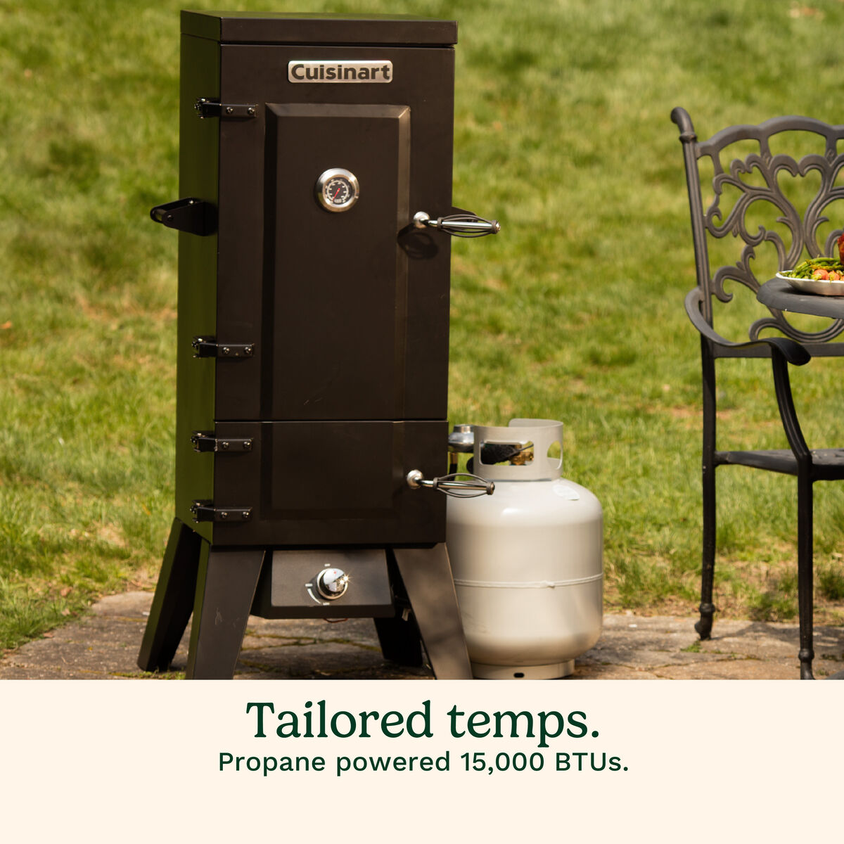 Vertical 36" Propane Smoker | Cuisinart Smokers & Pellet Grills