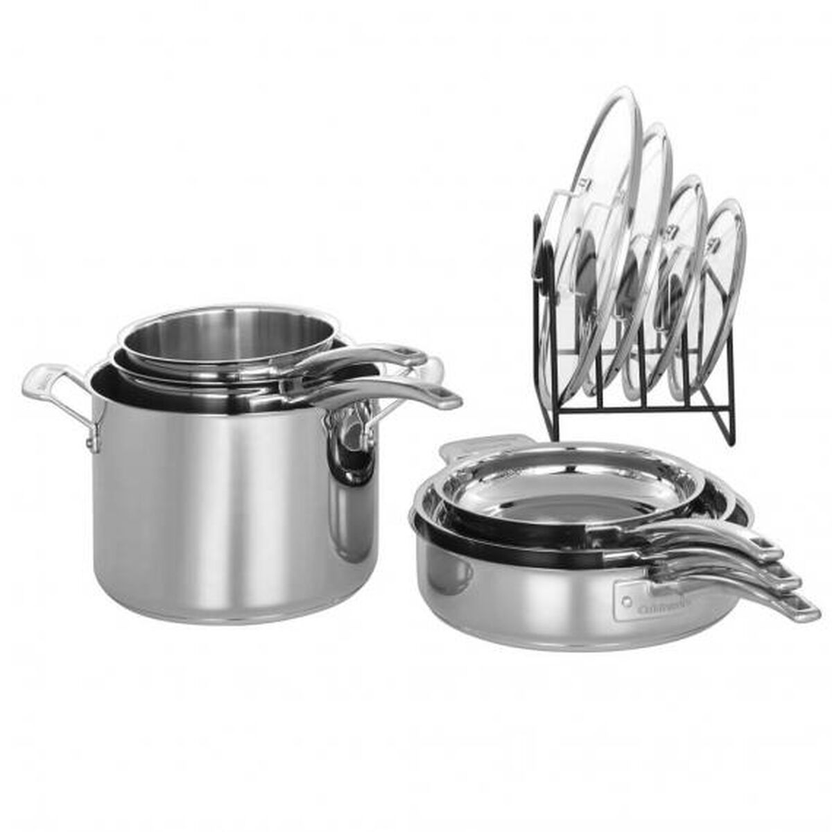 11-Pc SmartNest Stainless Steel Cookware Set - Cuisinart