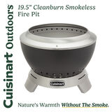 19.5” Cleanburn Smokeless Fire Pit - Cuisinart