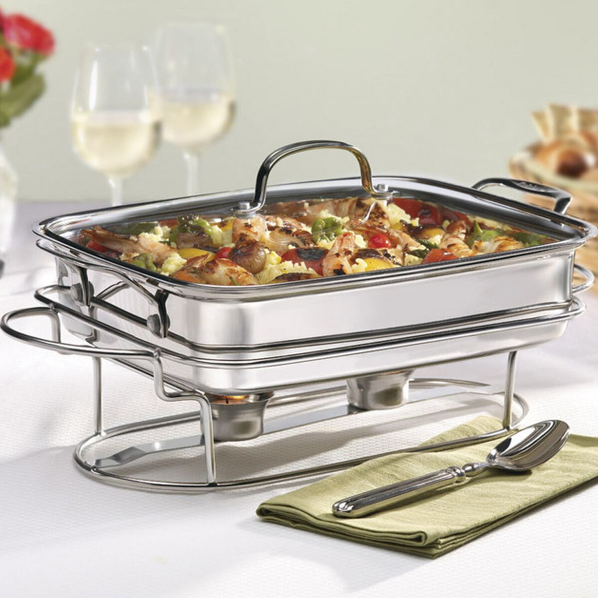 dual purpose buffet server