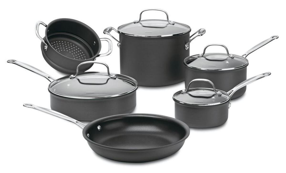 Chef's Classic™ Nonstick Hard Anodized 10 Piece Set - Cuisinart