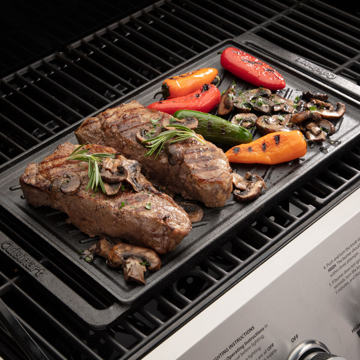 Reversible Cast Iron Grill/Griddle Plate - Cuisinart