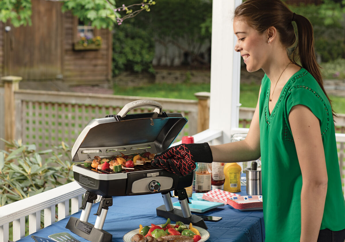 Petite Gourmet Portable Tabletop Gas Grill - Cuisinart
