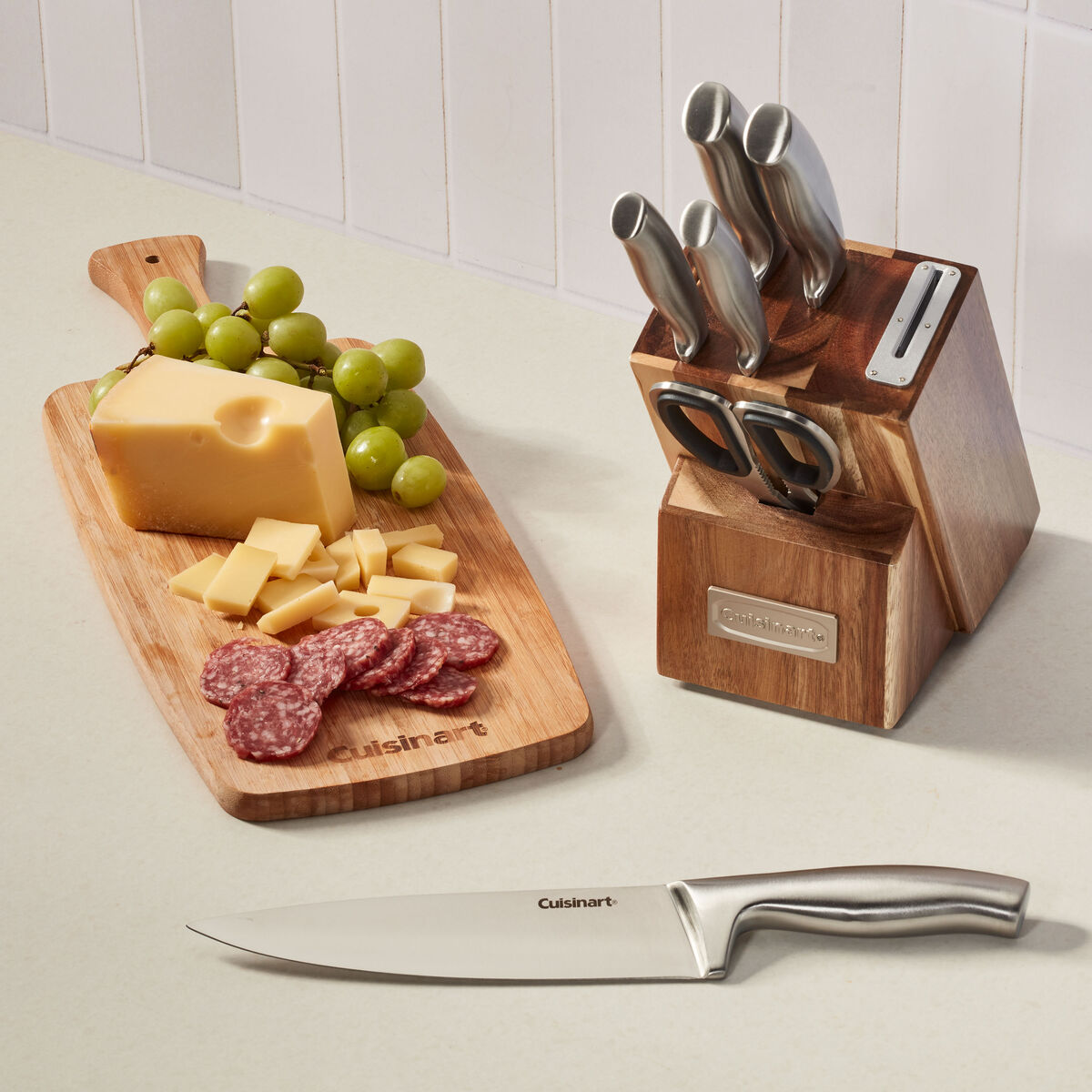 7-Pc Stainless Steel Essentials Knife Block Set - Cuisinart