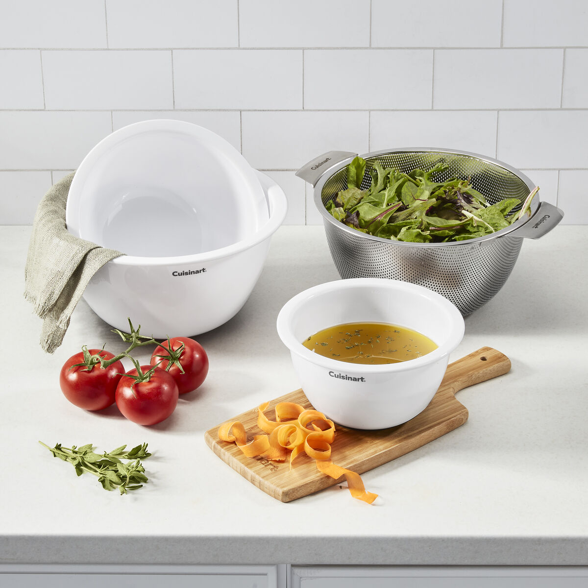 4-Pc Mixing Bowl & Colander Set - Cuisinart