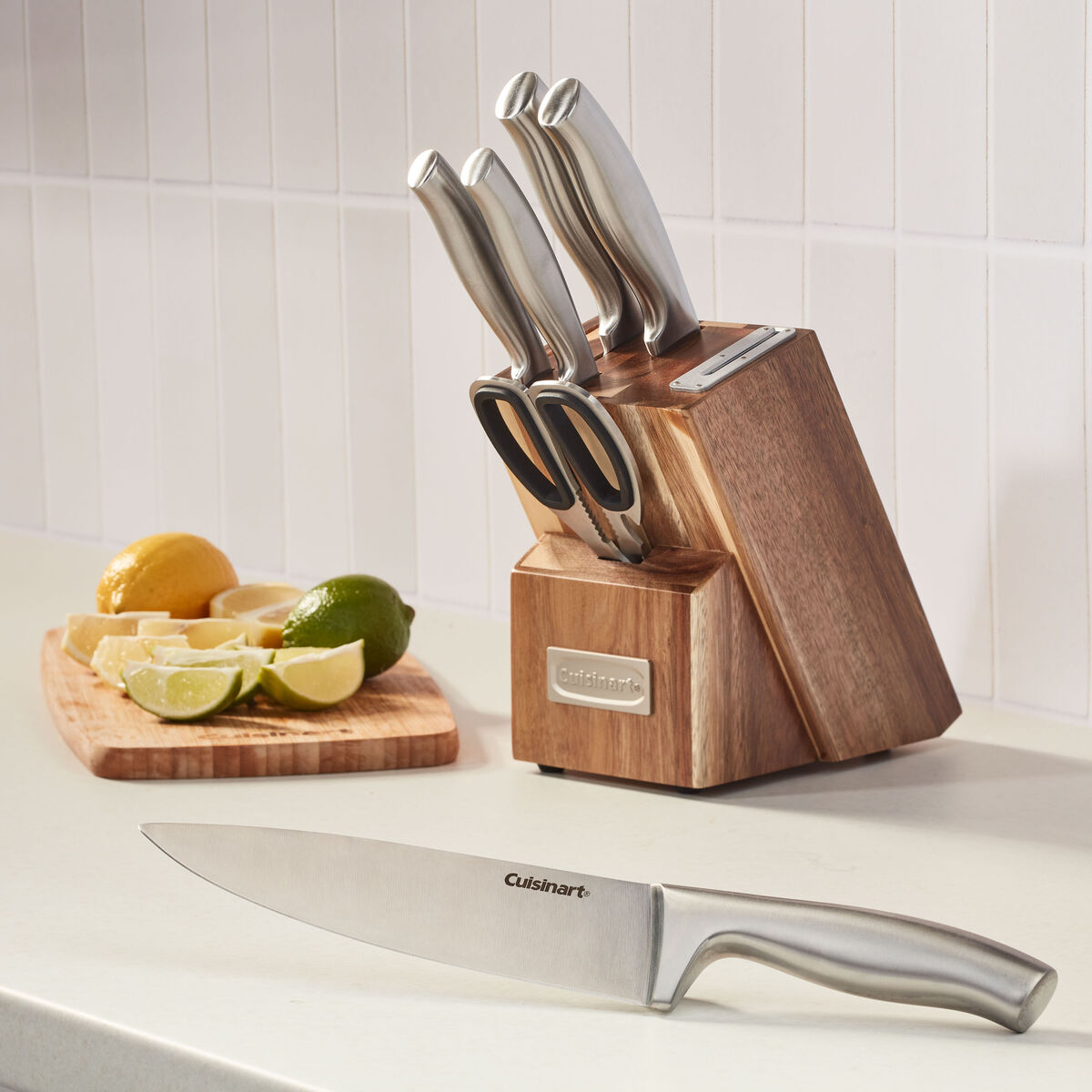 7-Pc Stainless Steel Essentials Knife Block Set - Cuisinart