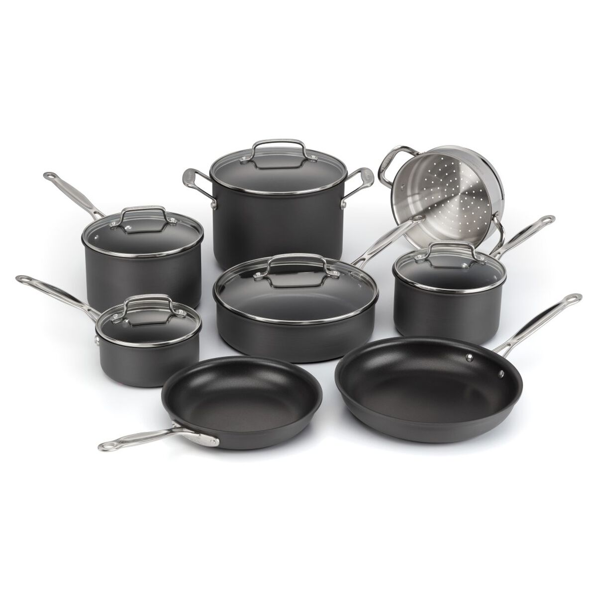 Discontinued Chef's Classic™ Nonstick Hard Anodized Cookware 13 Piece ...