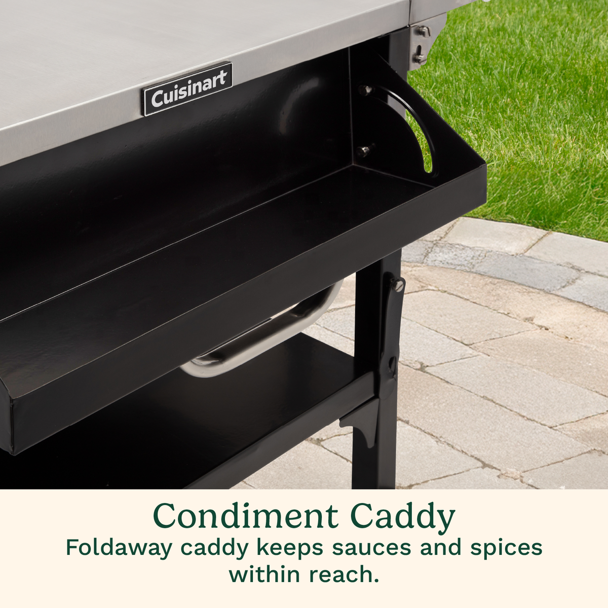 Prep 'n Cook Outdoor Table & Grill Stand | Cuisinart Covers and Stands