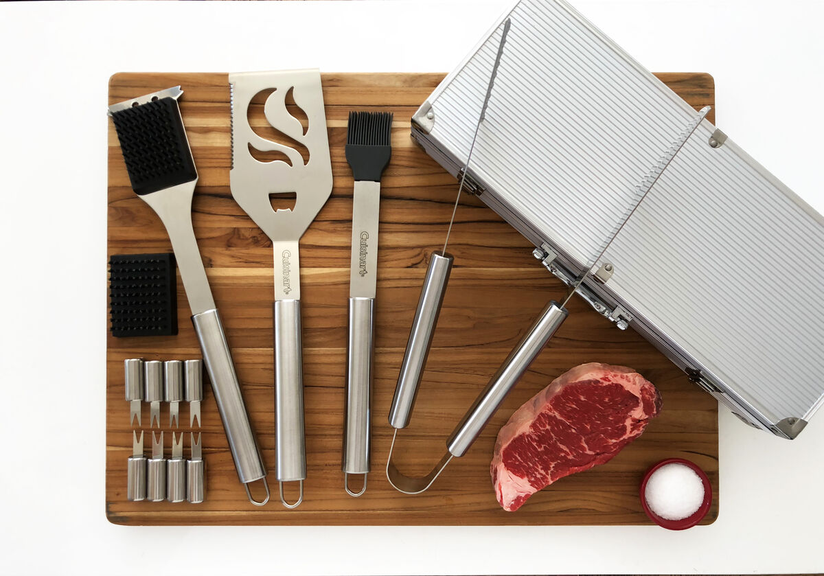 Deluxe Stainless-Steel Grill Set (14 Piece) - Cuisinart