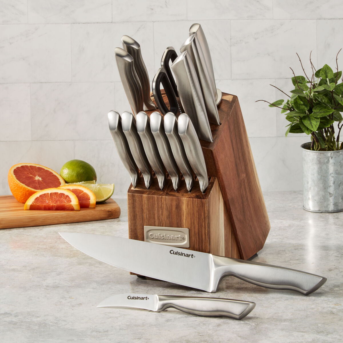 15-Pc Elite Series Stainless Knife Block Set - Cuisinart