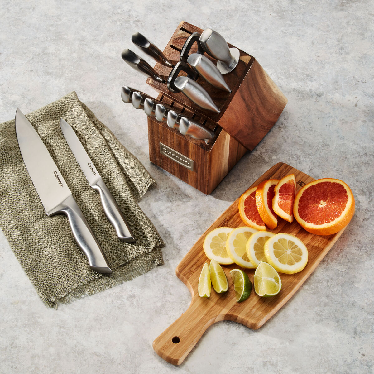 15-Pc Elite Series Stainless Knife Block Set - Cuisinart