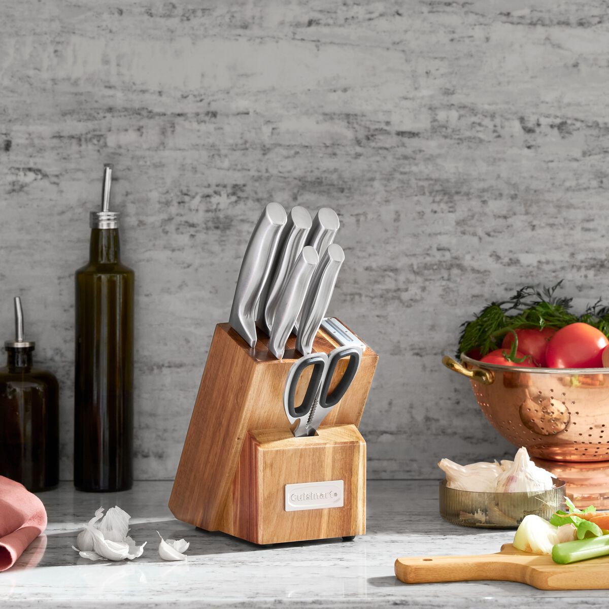 7-Pc Stainless Steel Essentials Knife Block Set - Cuisinart