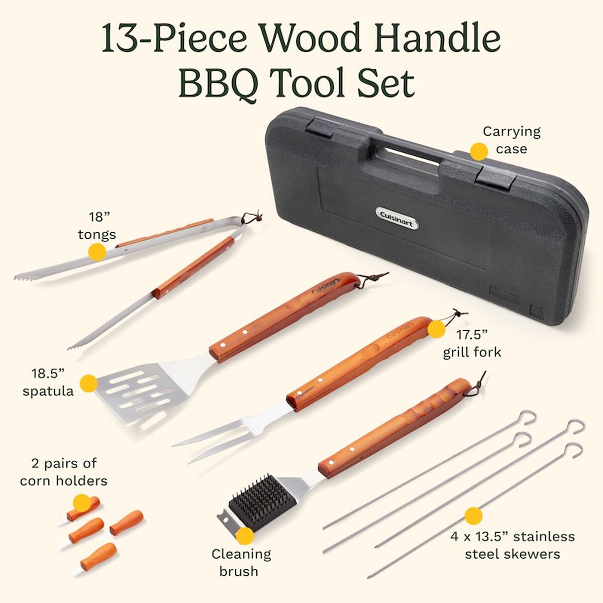 bbq tools with case
