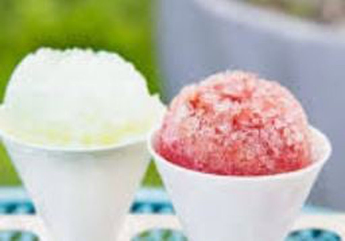 Ice Cream-Flavored Snow Cone