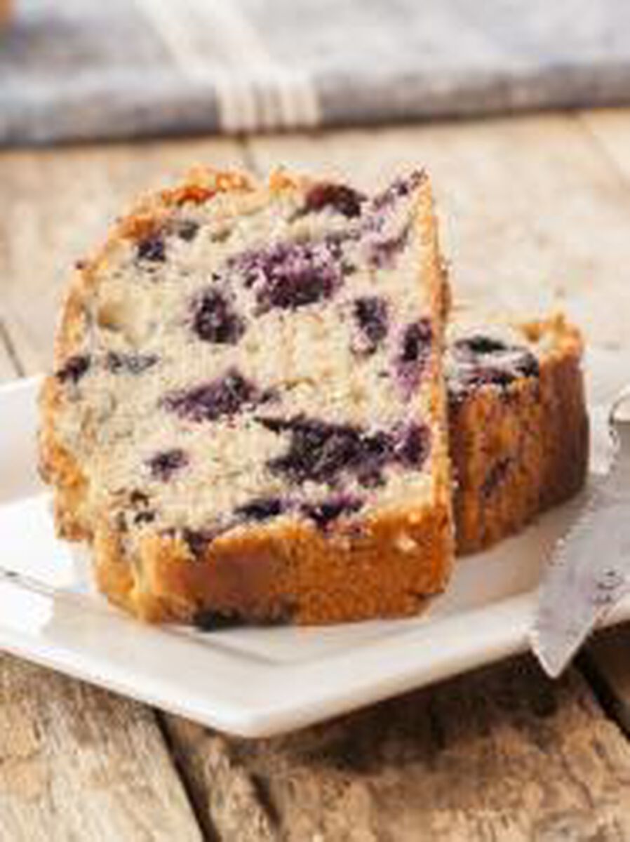 Lemon Blueberry Loaf Cake - Exact Heat Toaster Oven