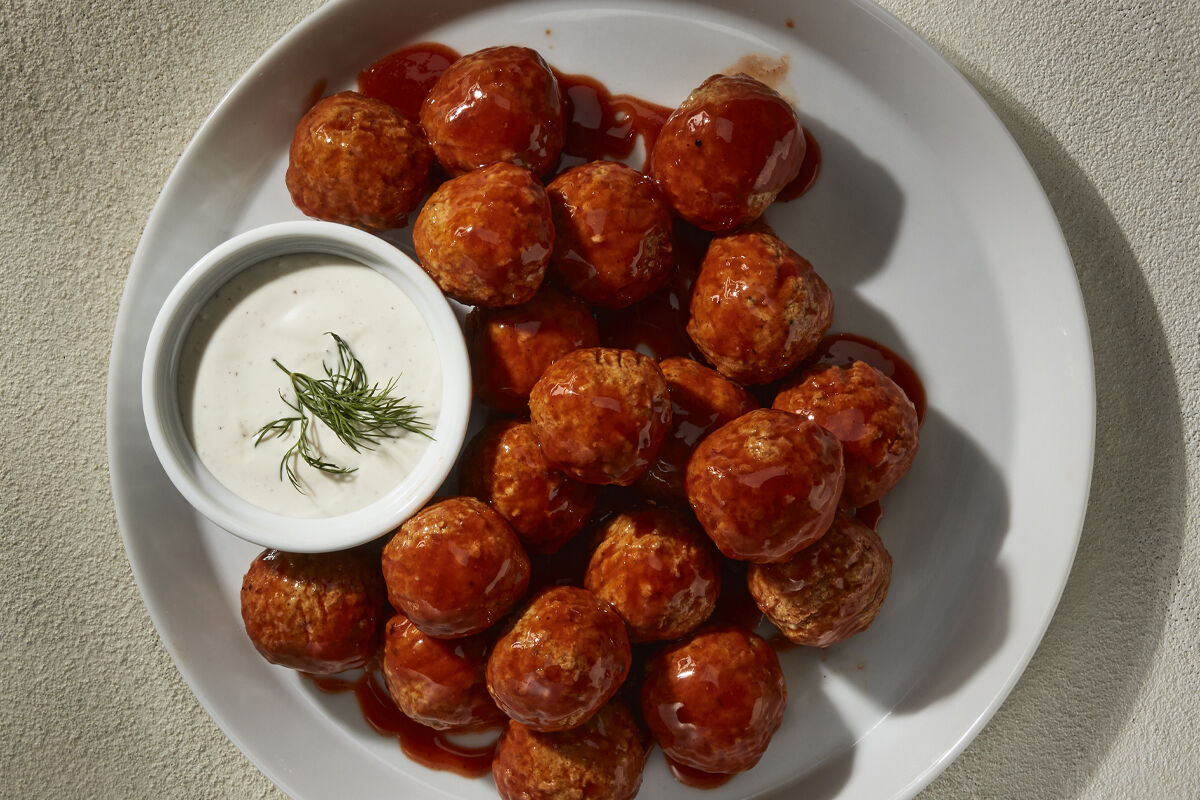 Buffalo Chicken Mini Meatballs