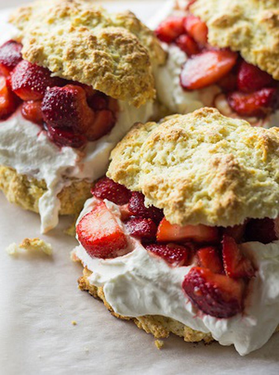 Grilled Strawberry Shortcakes