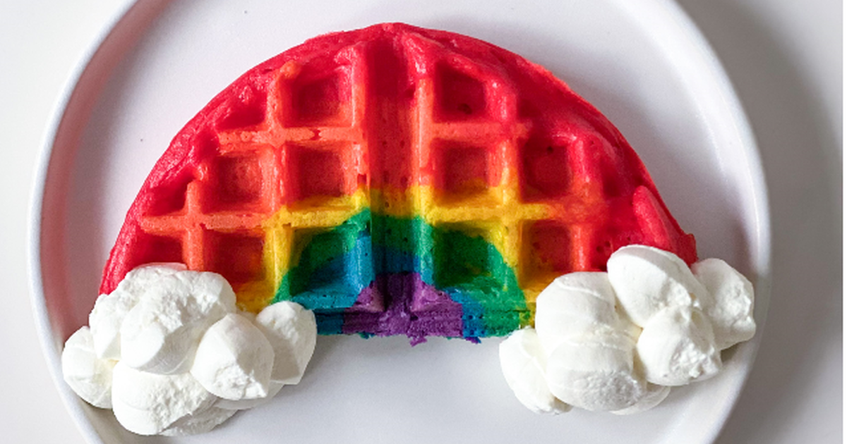 Rainbow Waffles - Recipes - Cuisinart