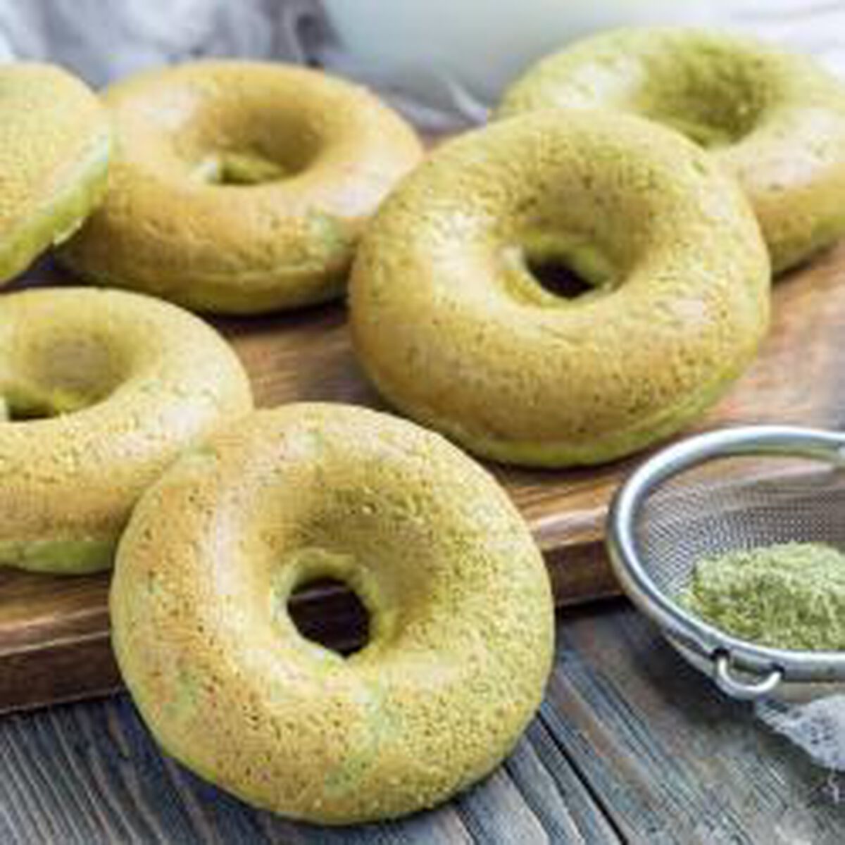 Matcha Doughnuts