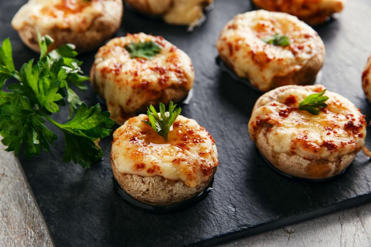 how to cook stuffed mushrooms in a toaster oven