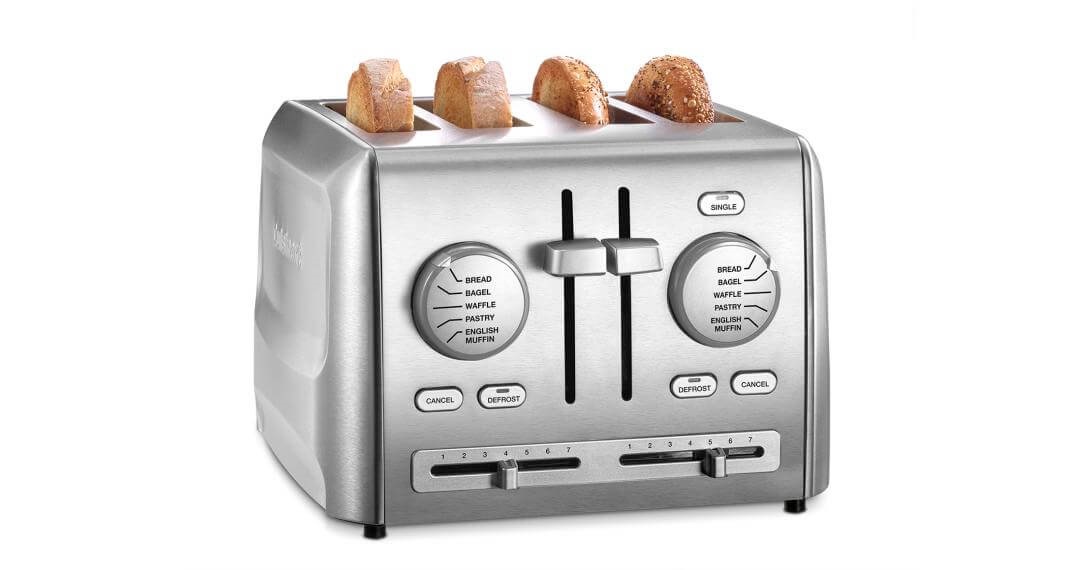 Discontinued 4 Slice Custom Select Toaster - Cuisinart