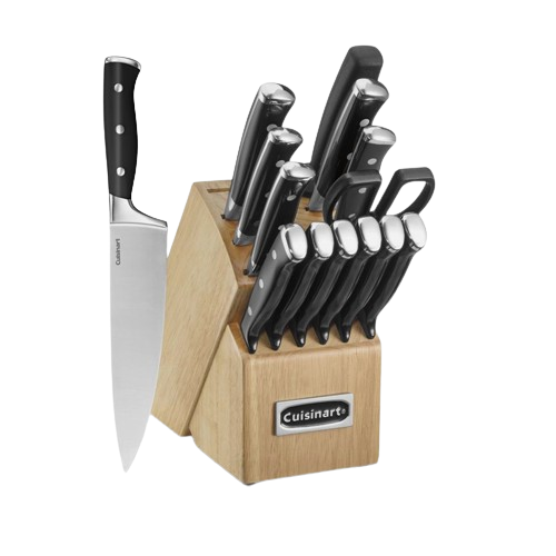 Triple Rivet 15 Piece Cutlery Set With Block - Cuisinart